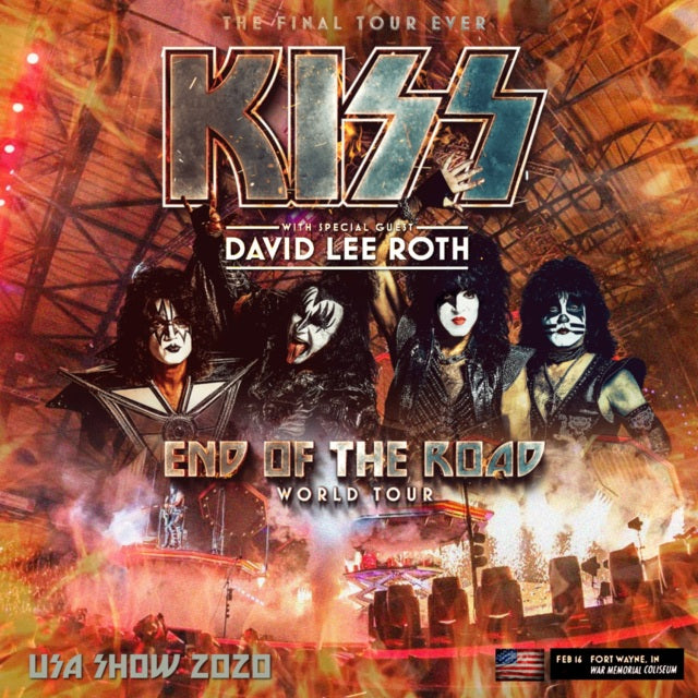 KISS 2020 USA TOUR FEBRUARY 16 ROIN DIANA ( CD ) – MochiobaseCD
