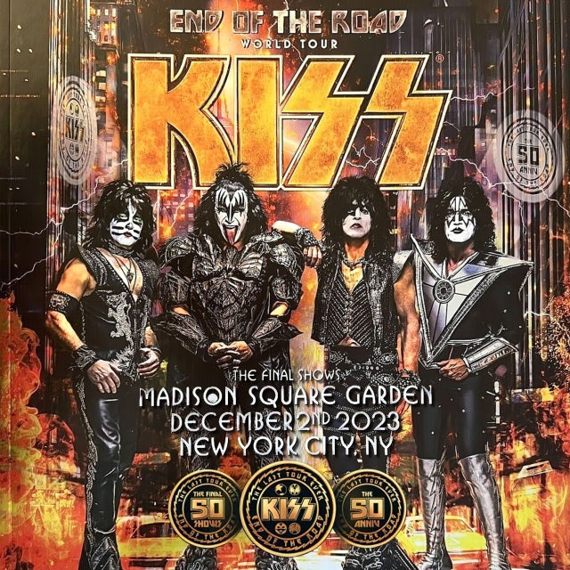 KISS 2023 LAST PERFORMANCE DECEMBER 2 NY MSG SBD ( CD ) – MochiobaseCD